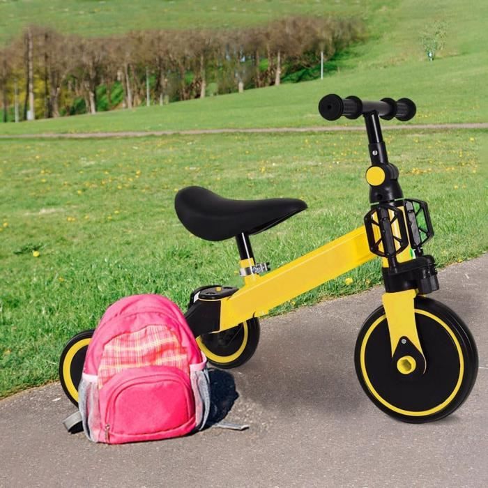 2 En 1 Tricycle Vélo Enfant 1-4 Ans-Tricycle Bébé Évolutif, Guidon ...