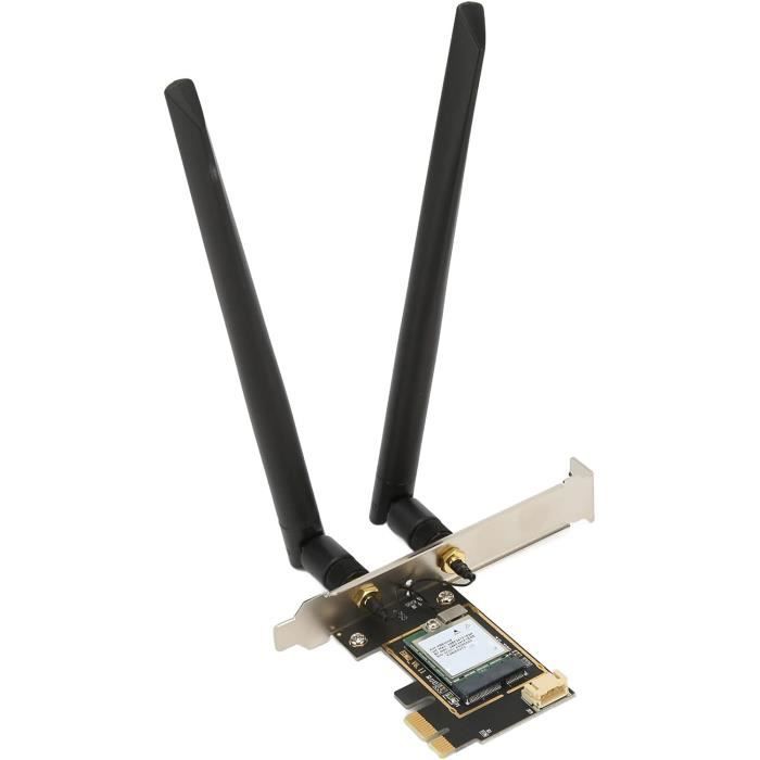Carte Wifi Wifi 6E Pcie Pour Pc De Bureau, 2,4 G-5 G-6 Ghz Jusqu'À 2400 ...