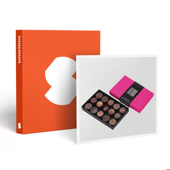 Coffret Cadeau SMARTBOX - Coffret Fauchon : 15 chocolats Collection livrés à domicile - Coffret ...