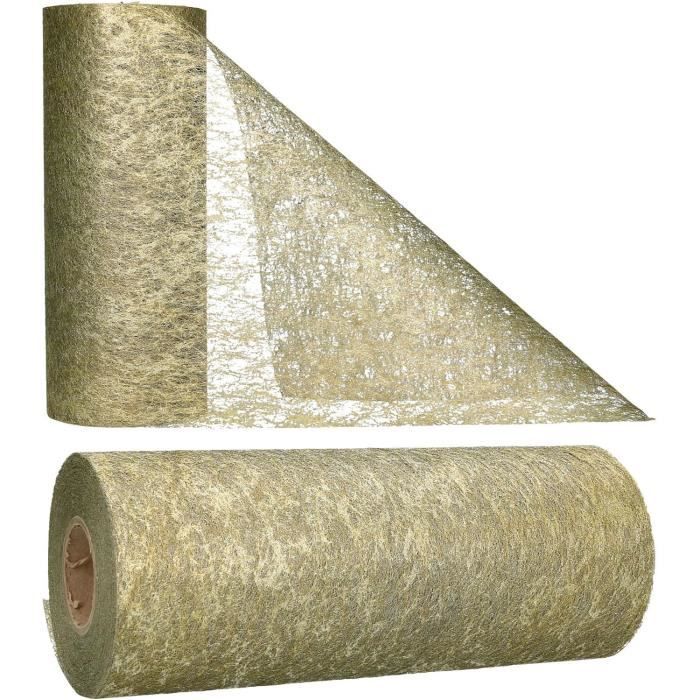 AmaCasa Chemin de Table Non tissé Courroie de Table Ruban de Table Non tissé Mariage Communion ...