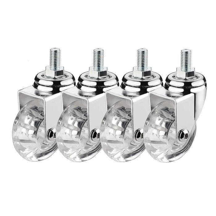 4 Roues Pivotantes À Tige, Jusqu'À 100 Kg, Petite Roulette Pivotante ...