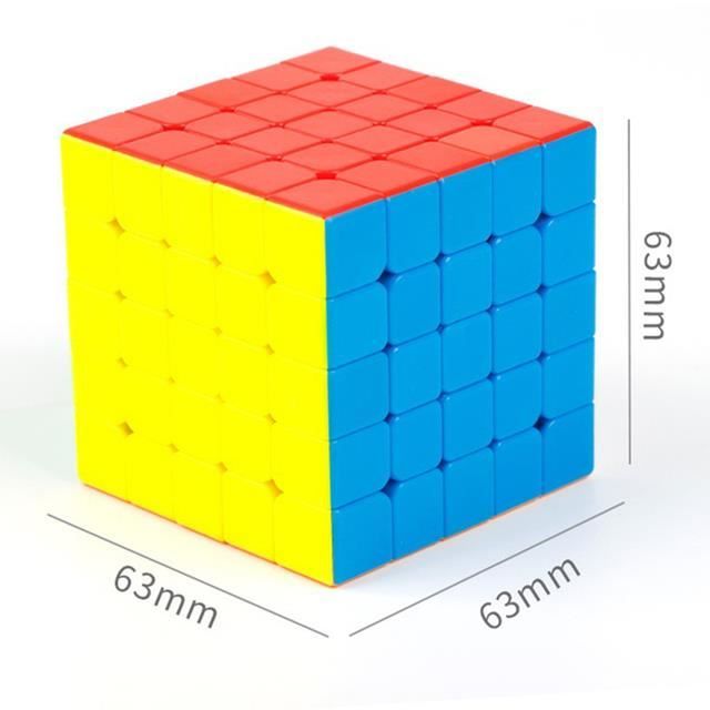 CASSE-TETE,As Pic 5x5x5--Cube magique Pyraminx professionnel, jouets ...
