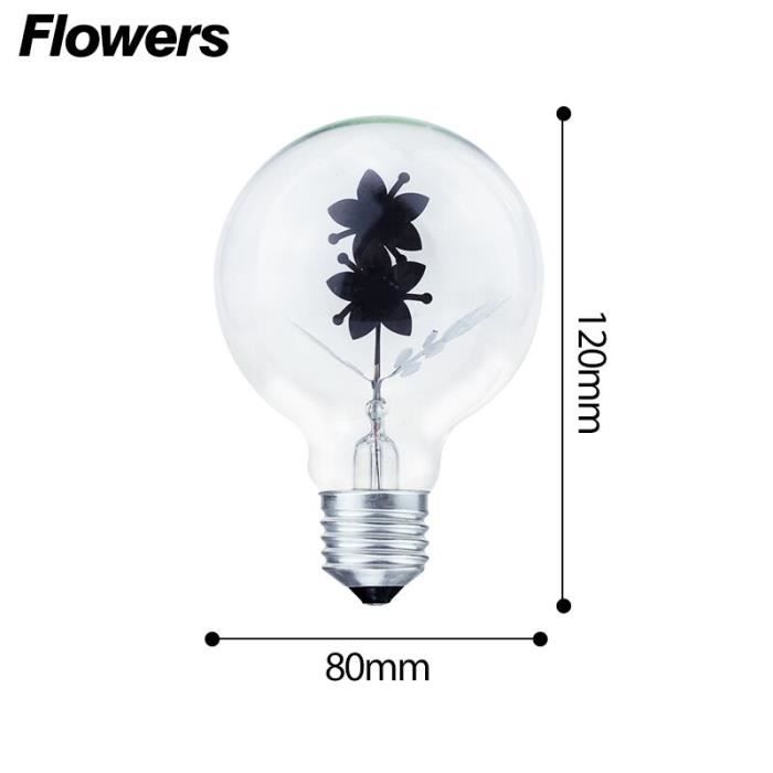 AMPOULE LED,Flower--Edison lampe E27 220v ampoule À Incandescence ...