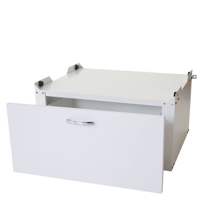 Meuble bas pour machine a laver avec tiroir 33 x 61 x 62 cm MDF et ...