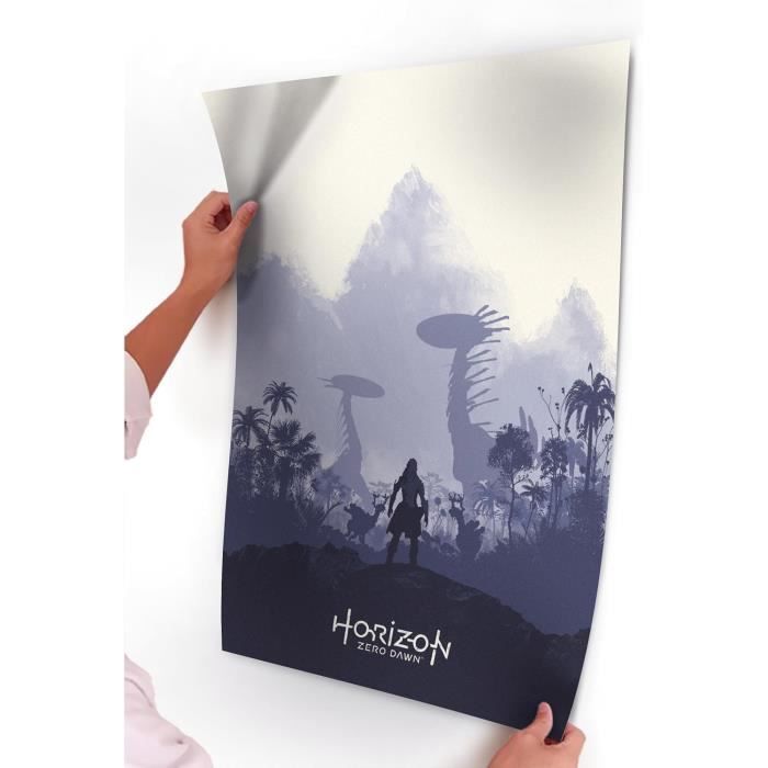 Poster Sur Toile Horizon Zero Dawn - Dimensions : 38 X 43 Cm ...