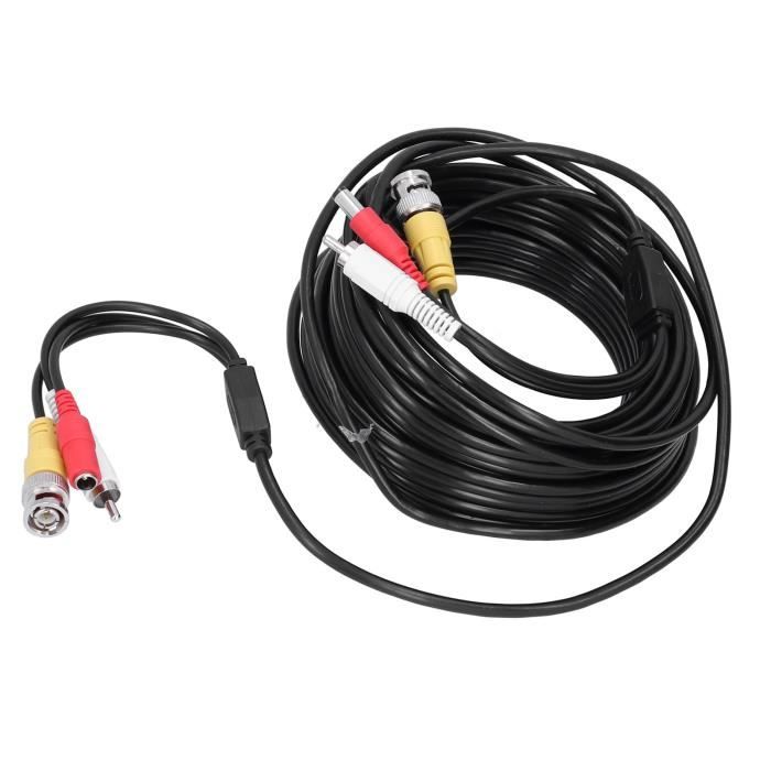 HEG cble de caméra de sécurité Cble de vidéosurveillance portable 3 en ...