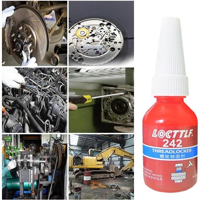 242 10ml Colle Bloc Écrou, Colle Anaérobie Frein-Filet Résistance ...