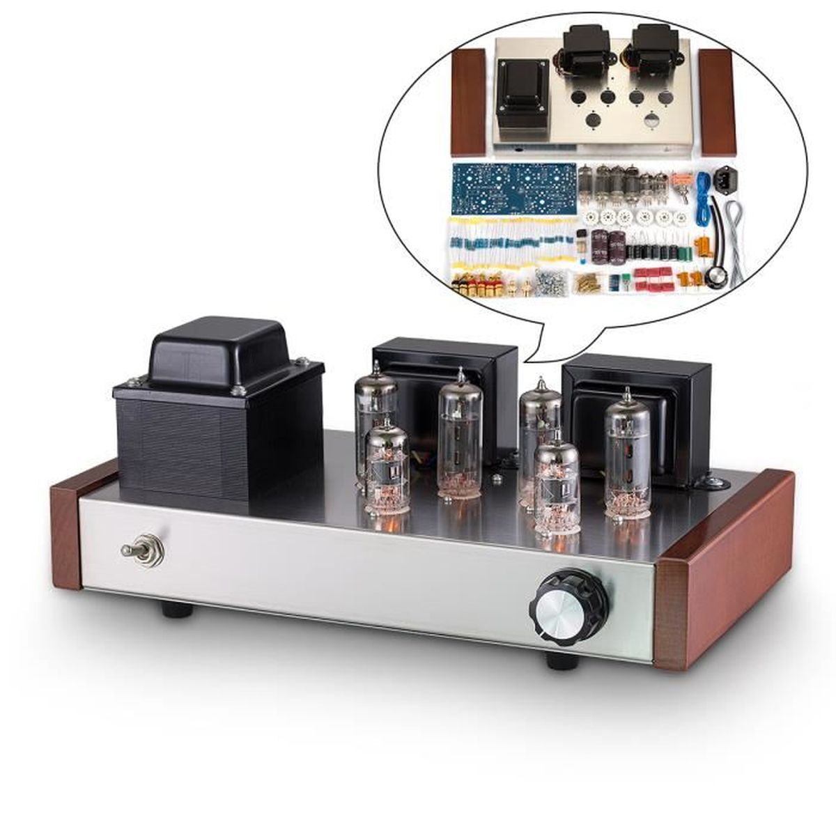 Amplificateur HiFi à Tube à Vide Classe AB Ampli Push-Pull Ampli Audio ...