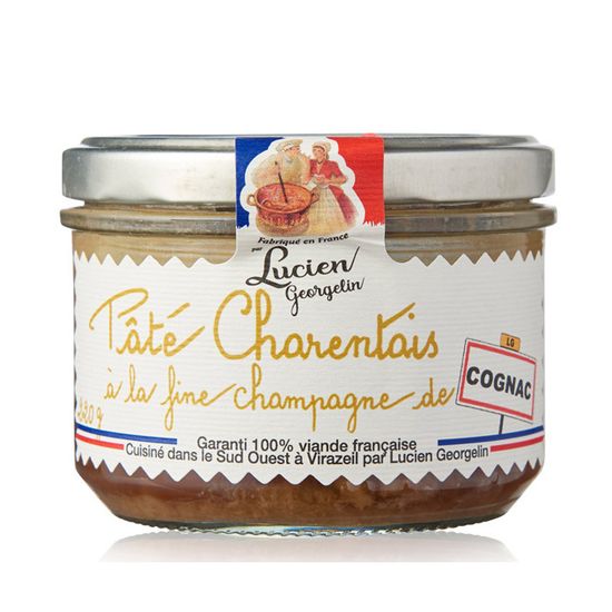 Paté Charentais à la fine champagne Cognac Lucien Georgelin le bocal de ...