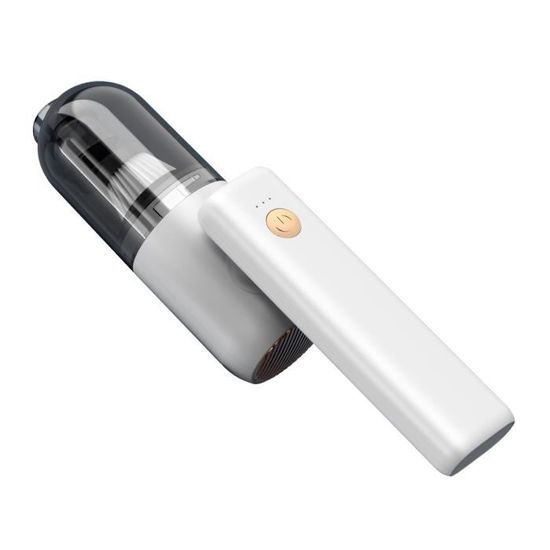 Couleur blanche Mini aspirateur voiture sans fil 9000Pa, pliable à 180 ...