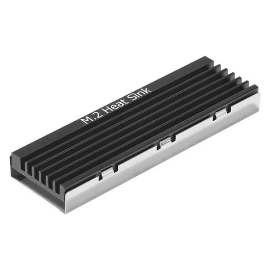 Le noir Radiateur de disque dur SSD M.2 NVMe NGFF, en aluminium ...