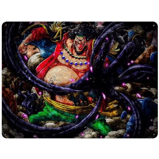 One Piece Japan Anime Poster rétro en métal avec plaque en fer blanc ...