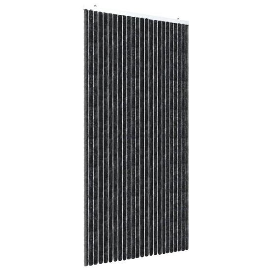 Moustiquaire - DUOKON - 100x220 cm - Anthracite - Ajustable - Fixation ...