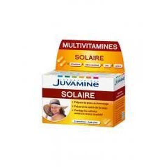 JUVAMINE Multivitamines solaire comprimés 60 gélules - Cdiscount Au ...