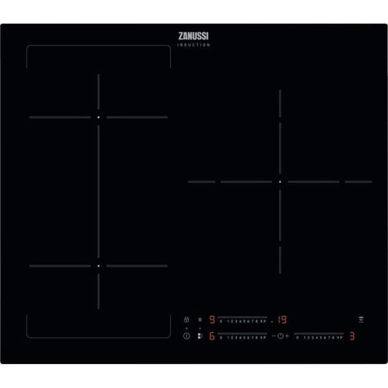 Zifn633K Plaque À Induction, 3 Zones, Fonction Pont, Minuteur, Pause, Chauffage Rapide ...