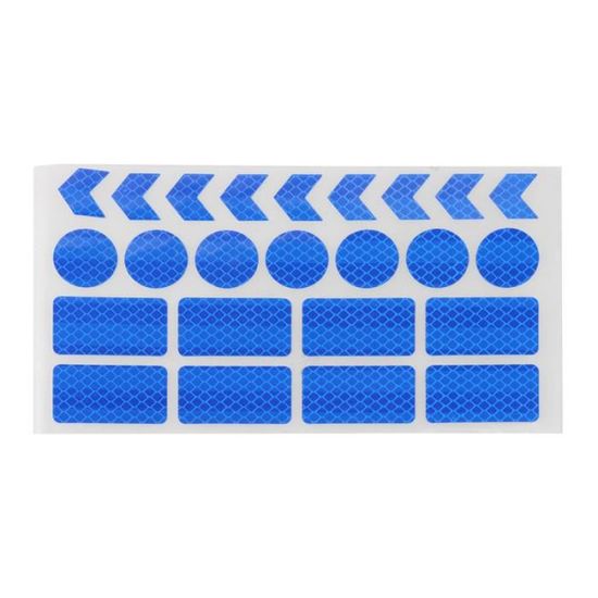 1 Sheet High Brightness Warning Reflection Stickers PVC Arrow Circle ...