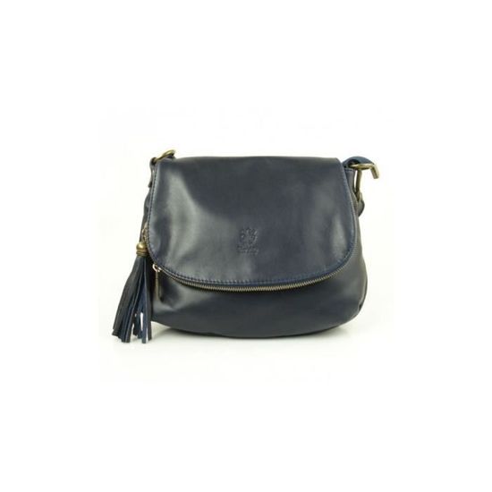 Sac VERA PELLE VP1017BS Bleu marine - Femme/Adulte - Cdiscount Jardin