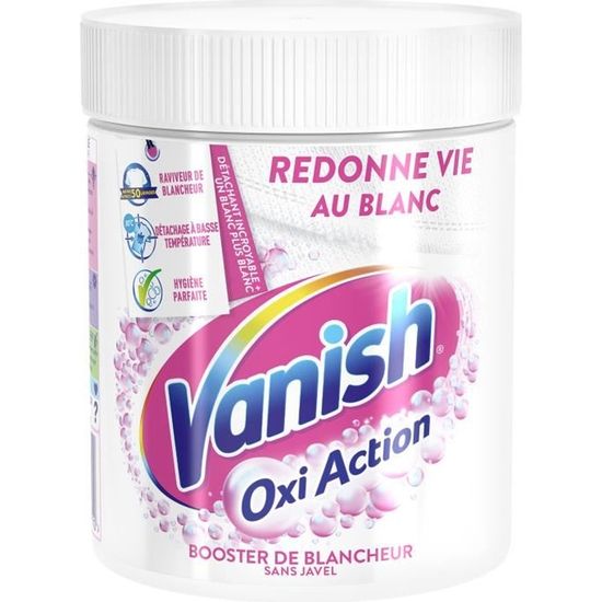 Vanish Oxi Action Booster de Blancheur – Détachant Textile & Raviveur ...