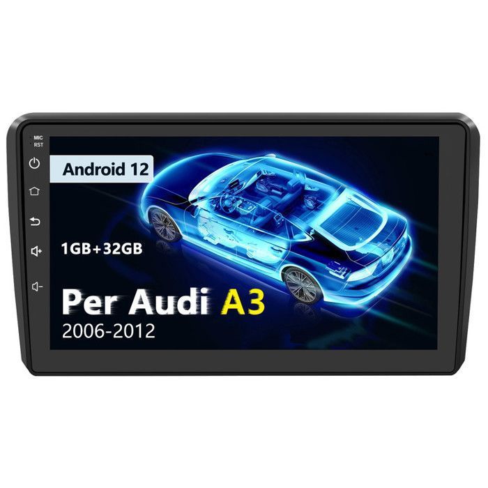 AWESAFE Autoradio Android 13 pour Audi A3/S3/RS3 2012-2020 1Go+32Go 9'' Écran Tactile avec ...