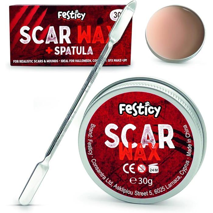 Festicy Halloween Scar Wax 30g I For Realistic Halloween Fake Scar I ...