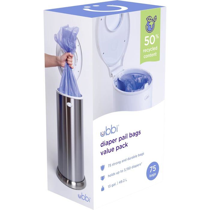 MARGAUX LONNBERG-Disposable Diaper Pail Bags, Value Pack, 75 Count ...
