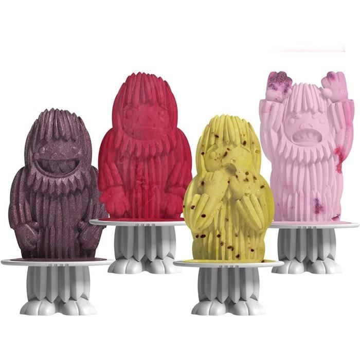 4 Machines À Sucettes Glacées Avec Des BâtonsMoule À Glace En Silicone ...