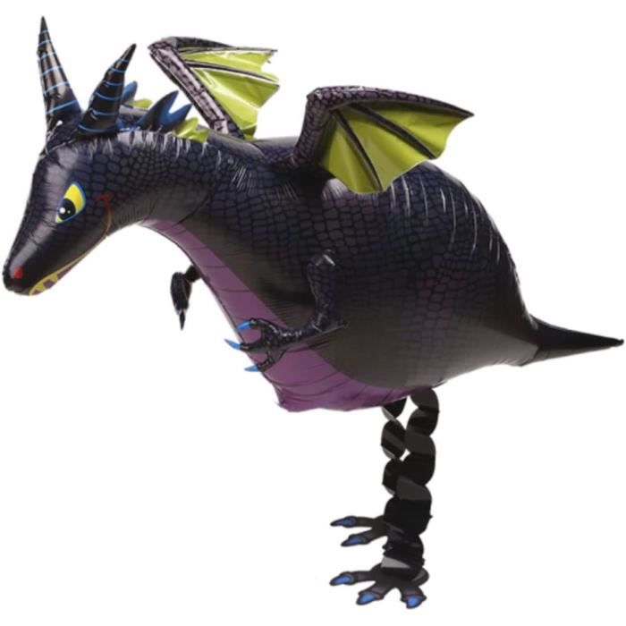 Airwalker Ballon Dragon Noir - Ballon Animal Marchant Hélium Walking ...