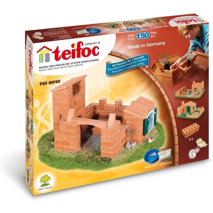 Teifoc Construction Briques T8010 Château-Maison 126 - Cdiscount Jeux ...