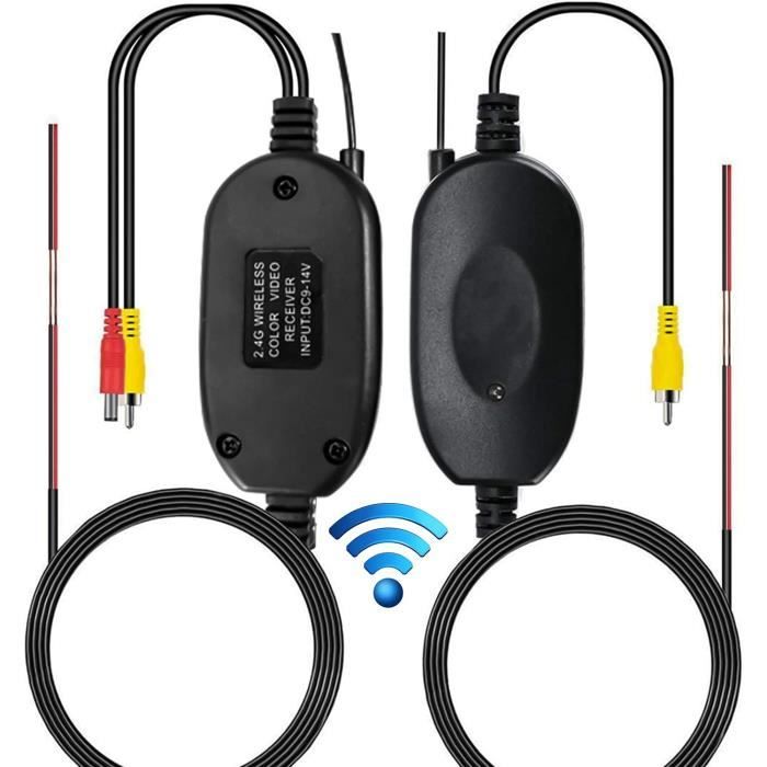 2,4 Ghz Émetteur Et Récepteur Sans Fil D'Autoradio Rca Transmetteur ...