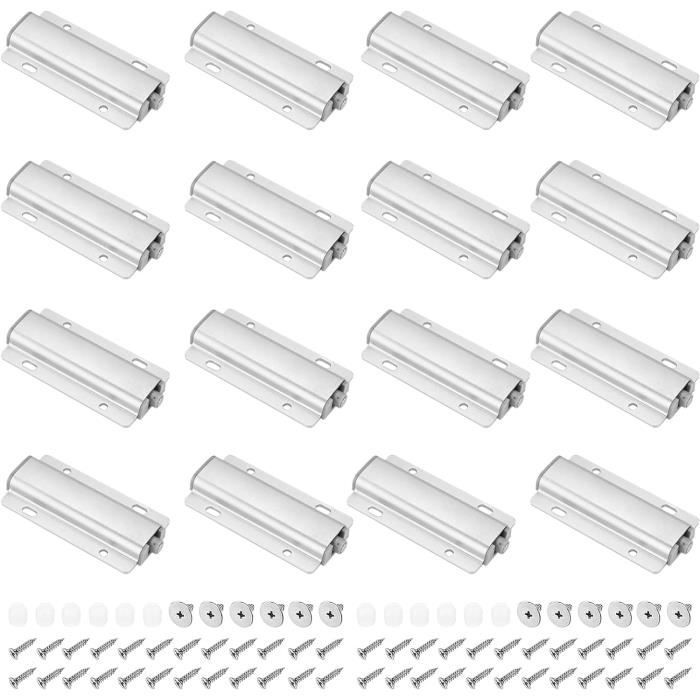 16 Pièces Push To Open Aimant Porte Placard, Appuyez Pour Ouvrir ...