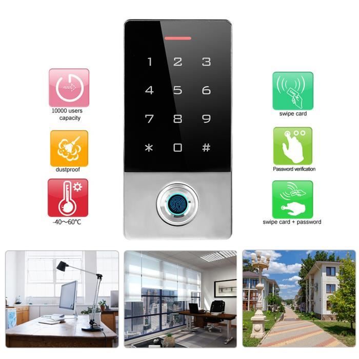 Machine de contrôle d'accès - EJ.LIFE - Fingerprint Access Control ...