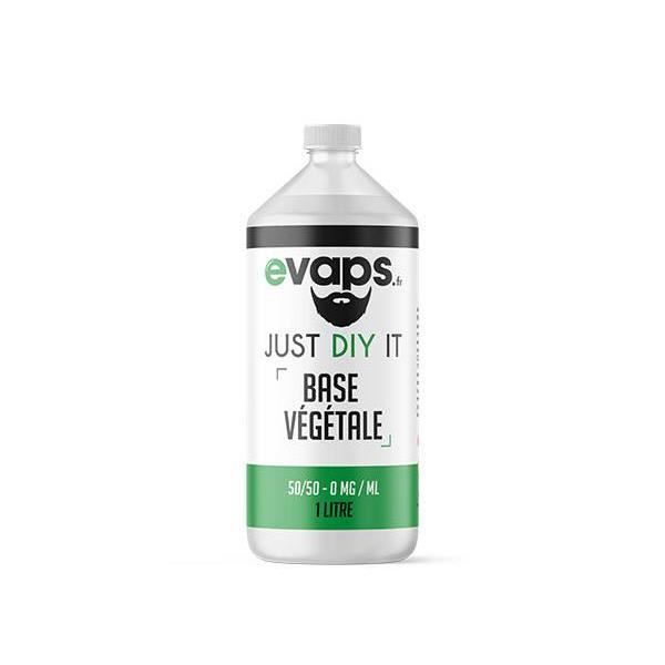 Base DIY pour e liquide 1 litre Végétale Bio - eVaps - 50-50 ...