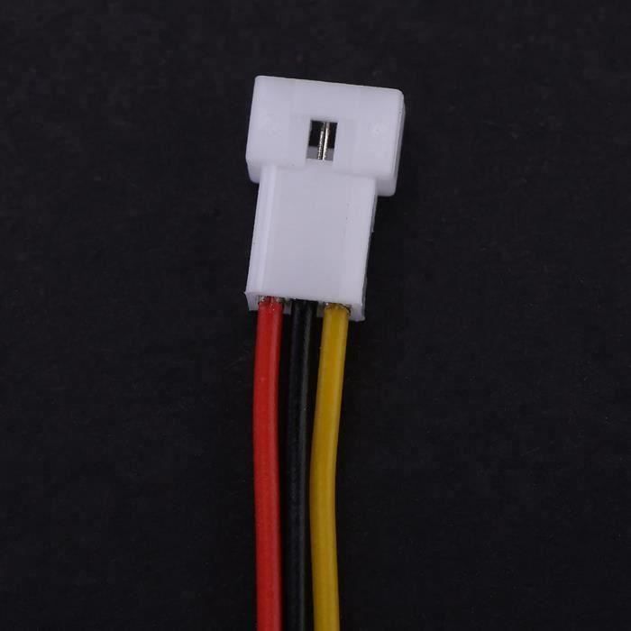 Fil de connecteur JST 20 ensemblespaquet Micro JST 125MM 3 broches mâle et femelle connecteur ...