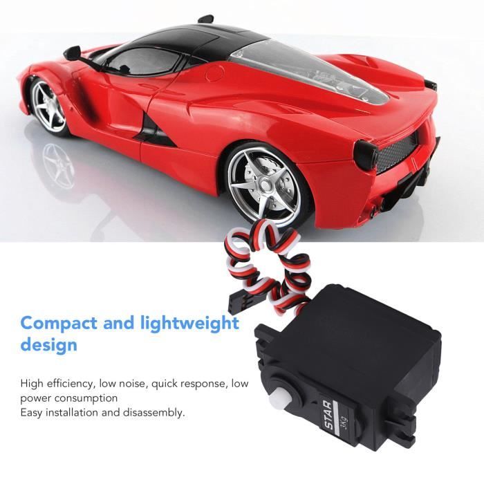 Zerone servomoteur 3 kg pour voiture RC 1/16 Servo de direction de ...