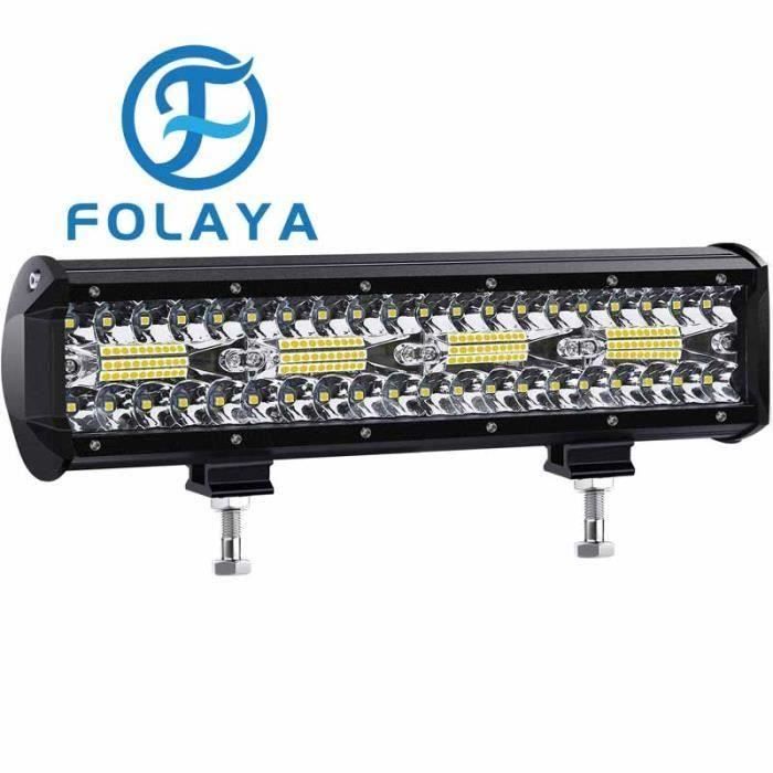 FOLAYA Phare de Travail LED 240W 12 Projecteur LED Voiture 12v 24v ...