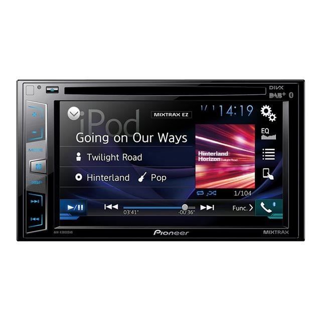 PIONEER AVH-X3800DAB Lecteur Vidéo 2 Din MixTrax Bluetooth et DAB - AUR - - Cdiscount Auto