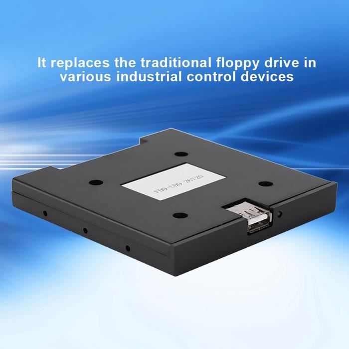 Qiilu Lecteur de disquette 720KB Drive Emulator FDD-UDD26720 USB Floppy ...