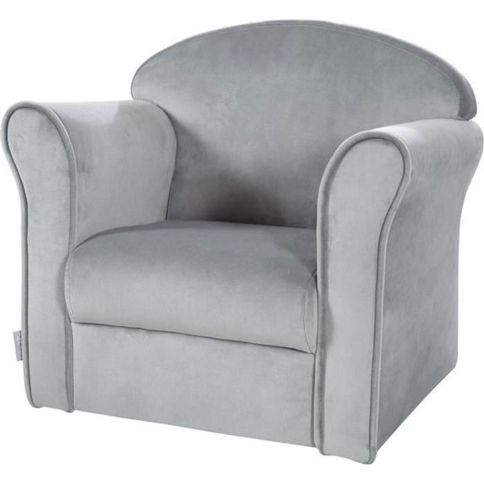 ROBA Fauteuil Bébé en Velours Lil Sofa - Fauteuil Club pour Enfant ...