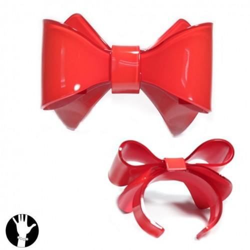 Bracelet Rigide Plastique Rouge Noeud - Achat / Vente bracelet ...