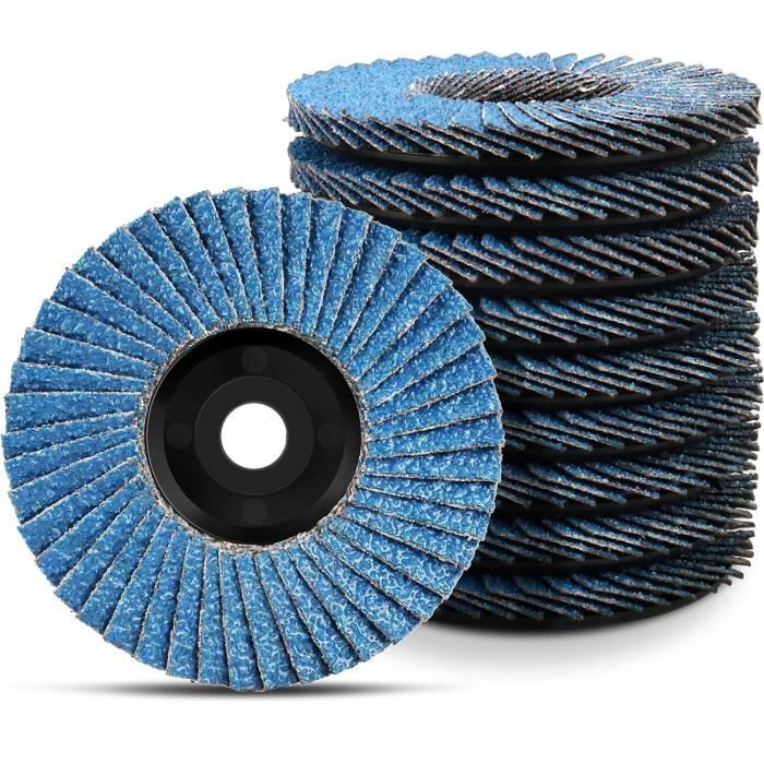 BRESUCNY 76mm Disque à Lamelles, 10pcs 40 grains Disques Abrasifs à ...
