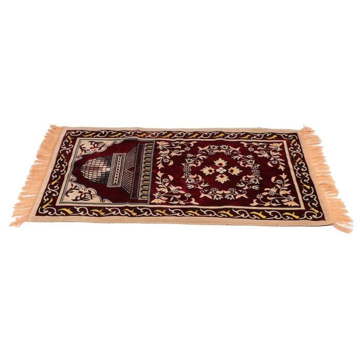 Tapis de prière - SURENHAP - Modèle floral - Fibre de polypropylène ...