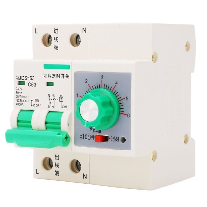 Minuterie Mécanique - TMISHION - 230 V - Réglage Facile - Protection ...