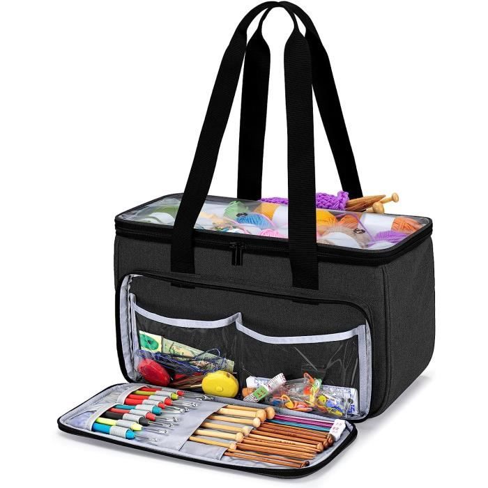 Sac À Tricoter, Sac De Rangement Pour Laine Et Aiguilles À Tricoter ...