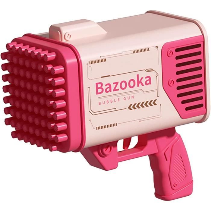Bazooka Machine À Bulle Pour Enfant Pistolet A Bulles De Savon 77 Trous ...