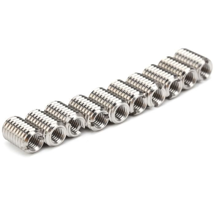 Écrou de réparation de filetage - VBESTLIFE - M5 - Acier inoxydable - Lot de 10 - Hexagonal ...