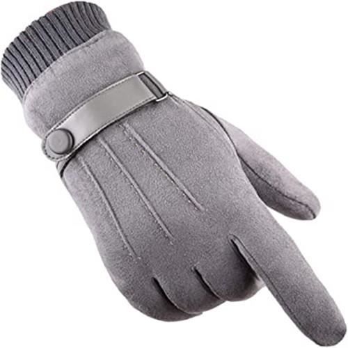 Gants tactiles homme - ZGEER - pour le ski - en suede doublure polaire ...