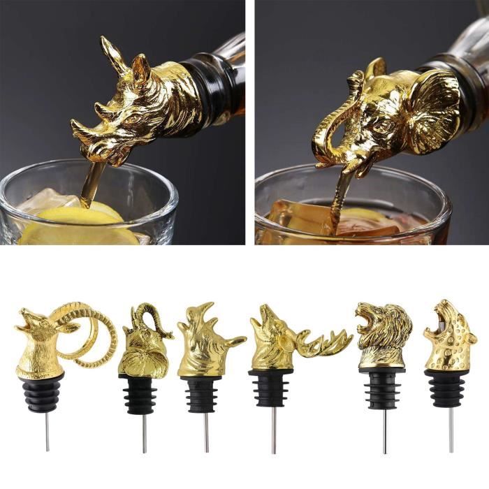 Éléphant Carafe À Vin En Forme De Tête D'animal, Bouchon De Vin En ...
