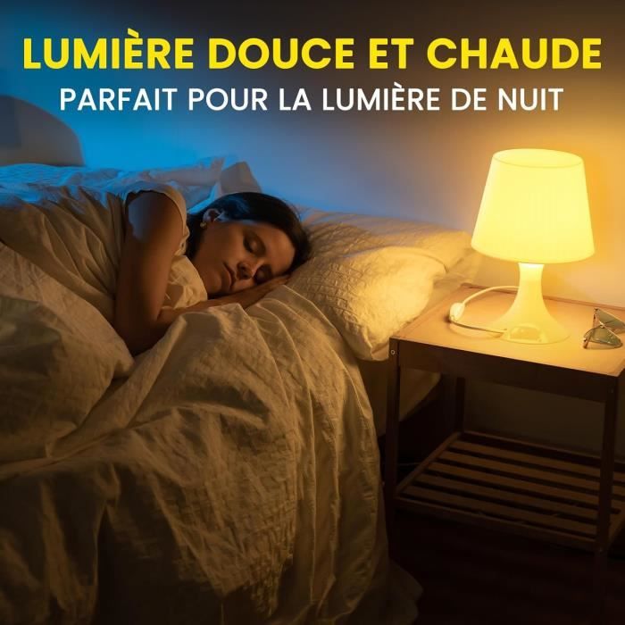 Mini Veilleuse Led 0.7W, Ampoule À Filament Led C22T E14 Edison Candle ...