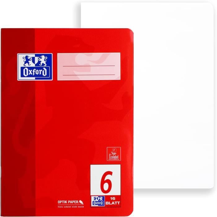 Hamelin Paperbrands 384501606 Lot de 15 cahiers A5, fond 6, 16 feuilles ...