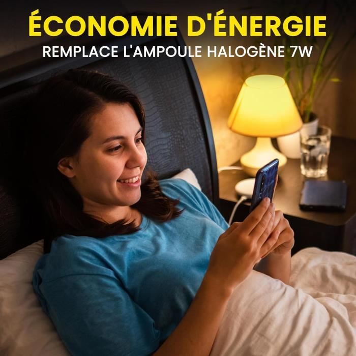 Mini Veilleuse Led 0.7W, Ampoule À Filament Led C22T E14 Edison Candle ...